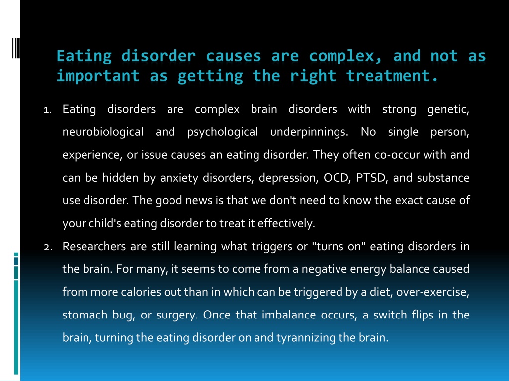 PPT - Eating Disorders Resources | Eating Disorders Treatment ...