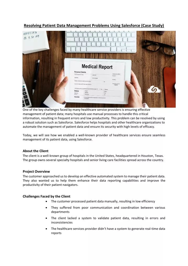 PPT Resolving Patient Data Management Problems Using Salesforce PowerPoint Presentation ID ppt-resolving-patient-data-management-problems-using-salesforce-powerpoint-presentation-id