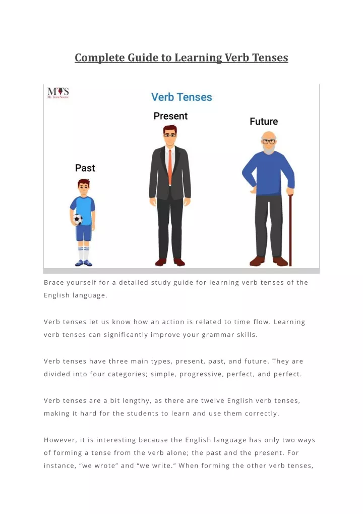 PPT - Complete Guide to Learning Verb Tenses PowerPoint Presentation ...