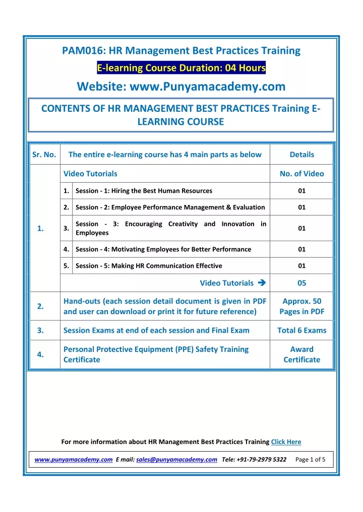 PPT - Presentation on HR Management Best Practices Training PowerPoint ...