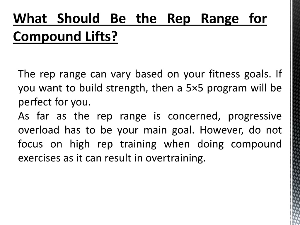 PPT - 15 Best Compound Lifts and Exercises to Gain Muscle Mass ...