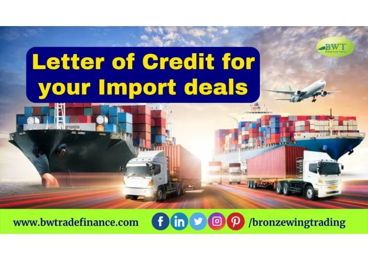 PPT - Letter of Credit for your Import deals | Import LC | DLC MT700 ...
