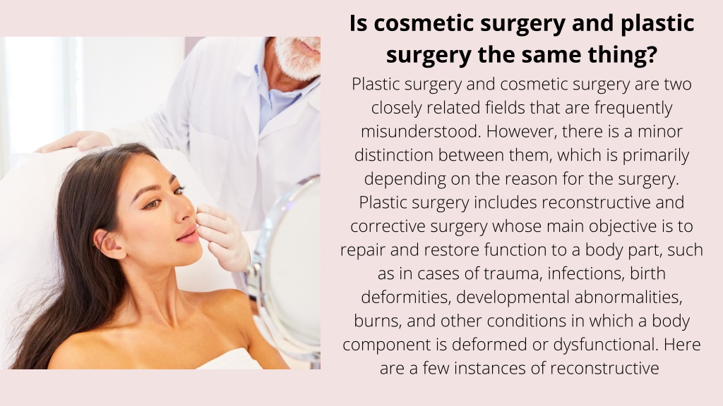 PPT - Plastic and Cosmetic Surgery PowerPoint Presentation, free ...