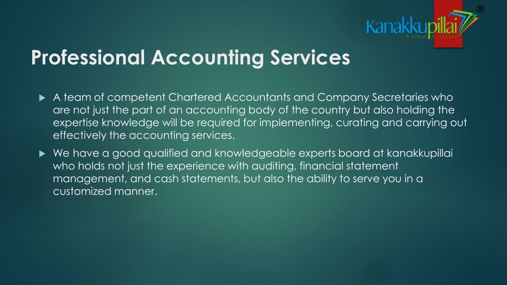 PPT - Best Accounting Services in India PowerPoint Presentation, free ...