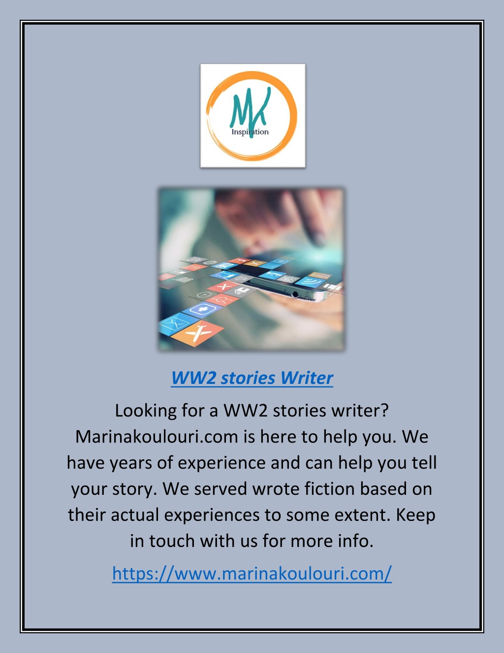 PPT - Ww2 Stories Writer | Marinakoulouri.com PowerPoint Presentation ...