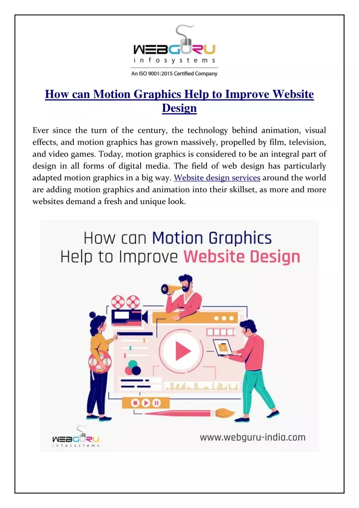 PPT - How can Motion Graphics Help to Improve Website Design PowerPoint ...