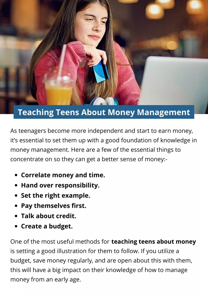 PPT - Teaching Teens About Money Management PowerPoint Presentation ...