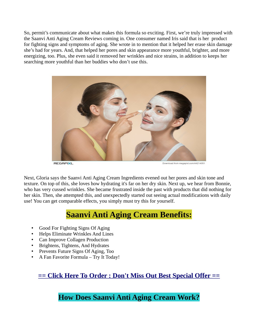 PPT - The Experts’ Guide To Saanvi Anti Aging Cream PowerPoint ...