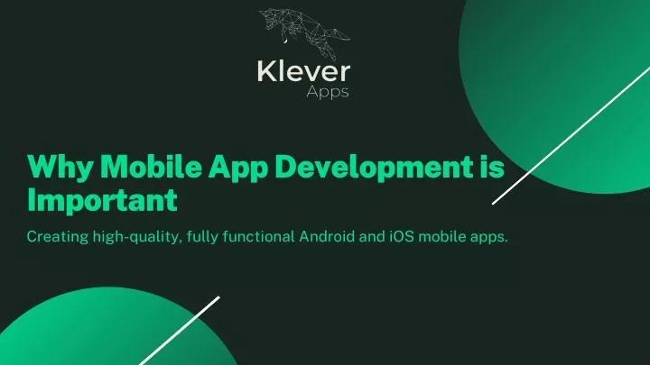 PPT - Why Mobile App Development is Important PowerPoint Presentation, free download - ID:11406673