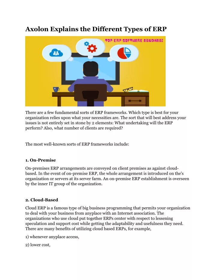 PPT - Axolon Explains the Different Types of ERP PowerPoint ... PPT - Axolon Explains the Different Types of ERP PowerPoint ...