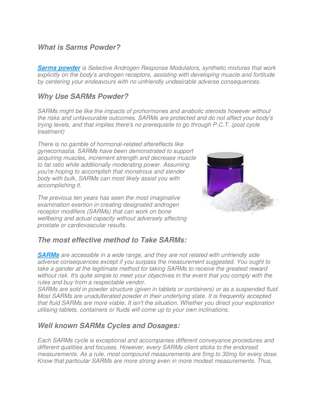 PPT - Sarms Powder PowerPoint Presentation, free download - ID:11406914