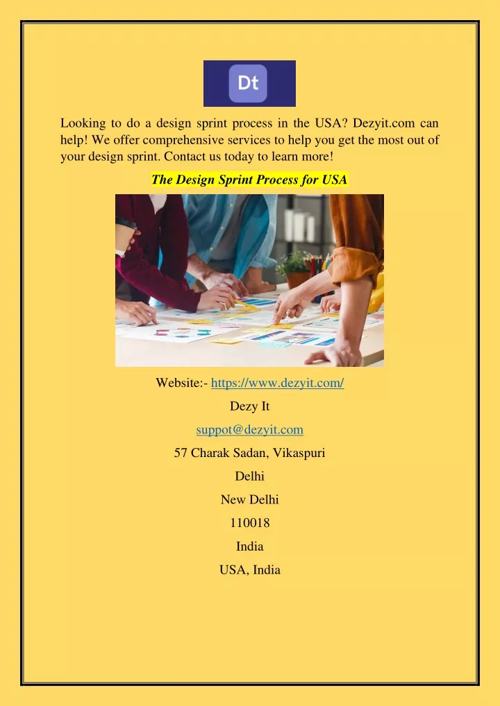 PPT - The Design Sprint Process for USA PowerPoint Presentation, free download - ID:11407777