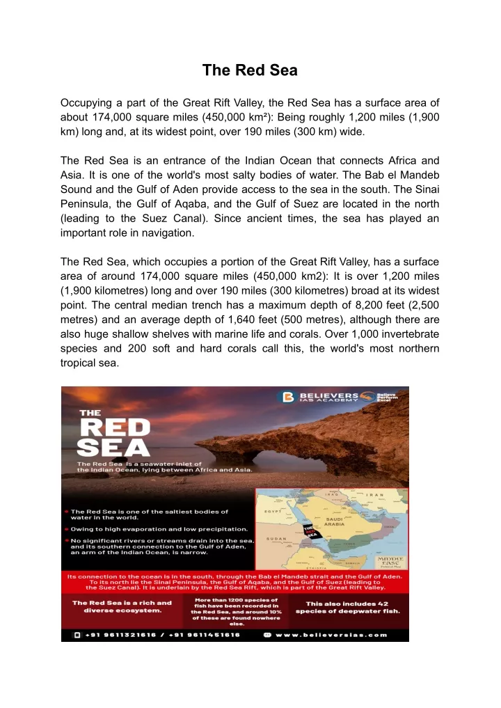 PPT - The Red Sea PowerPoint Presentation, free download - ID:11408594