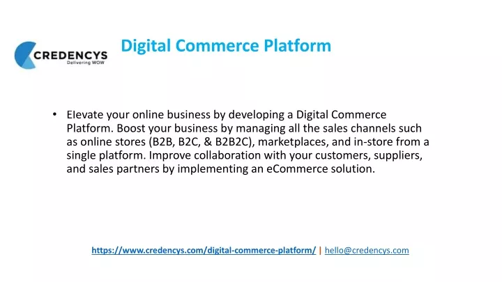 PPT - Digital Commerce Platform PowerPoint Presentation, free download ... PPT - Digital Commerce Platform PowerPoint Presentation, free download ...
