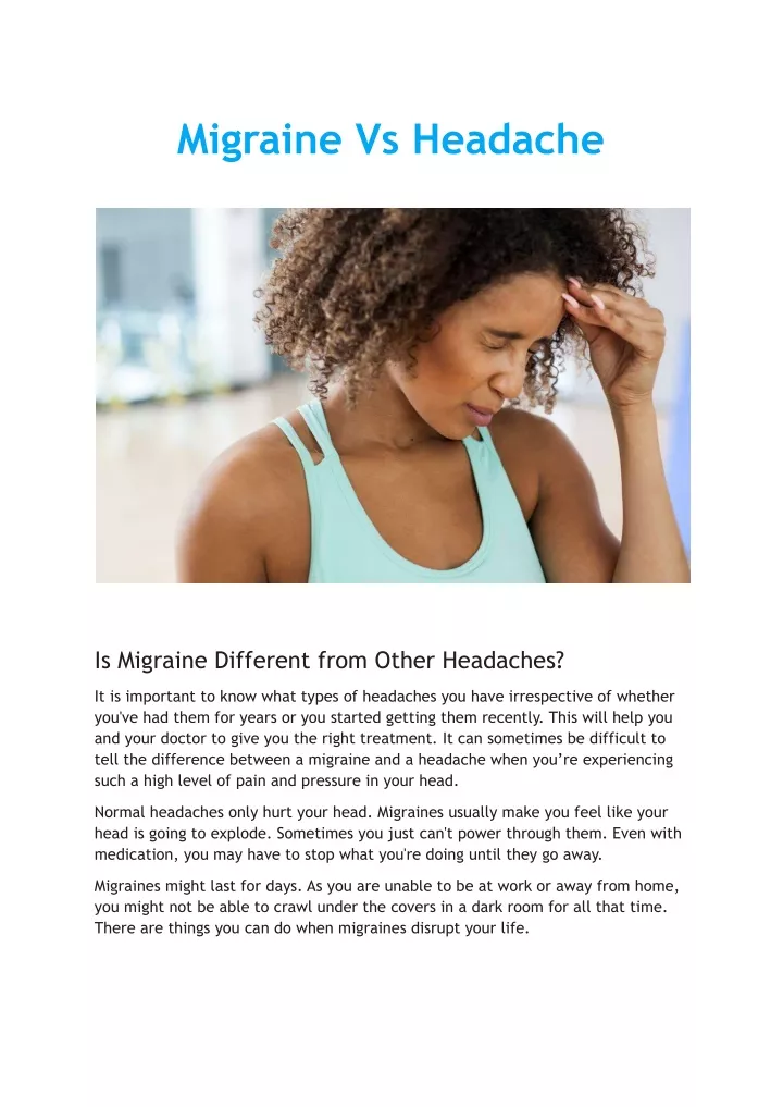 PPT - Difference Between Migraine and Headaches PowerPoint Presentation ... PPT - Difference Between Migraine and Headaches PowerPoint Presentation ...