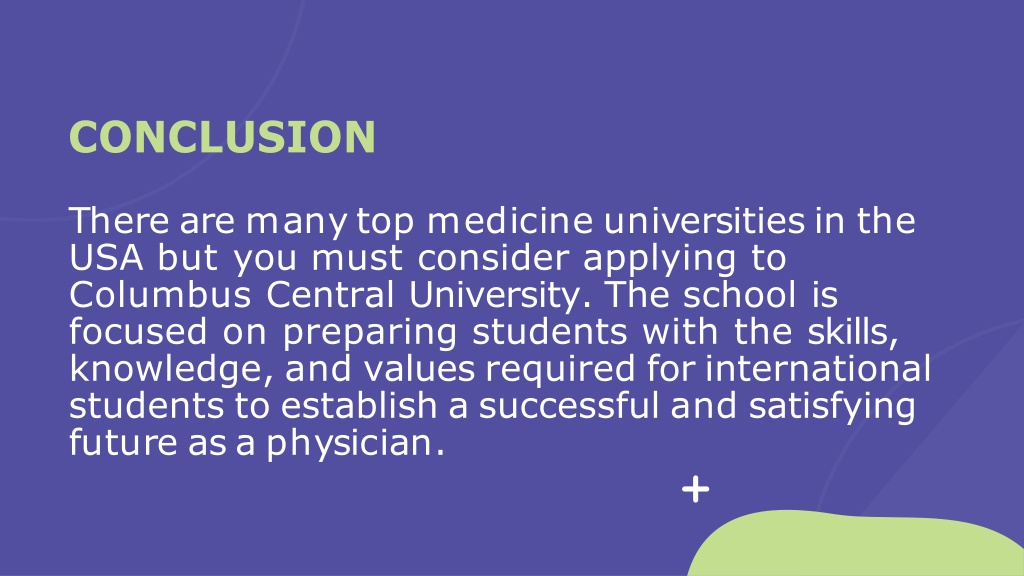 PPT - Top Medicine Universities In The USA For International Students ...