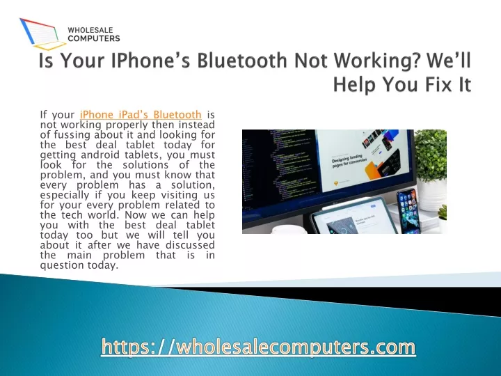 PPT - Is Your IPhone’s Bluetooth Not Working We’ll Help You Fix It ... PPT - Is Your IPhone’s Bluetooth Not Working We’ll Help You Fix It ...