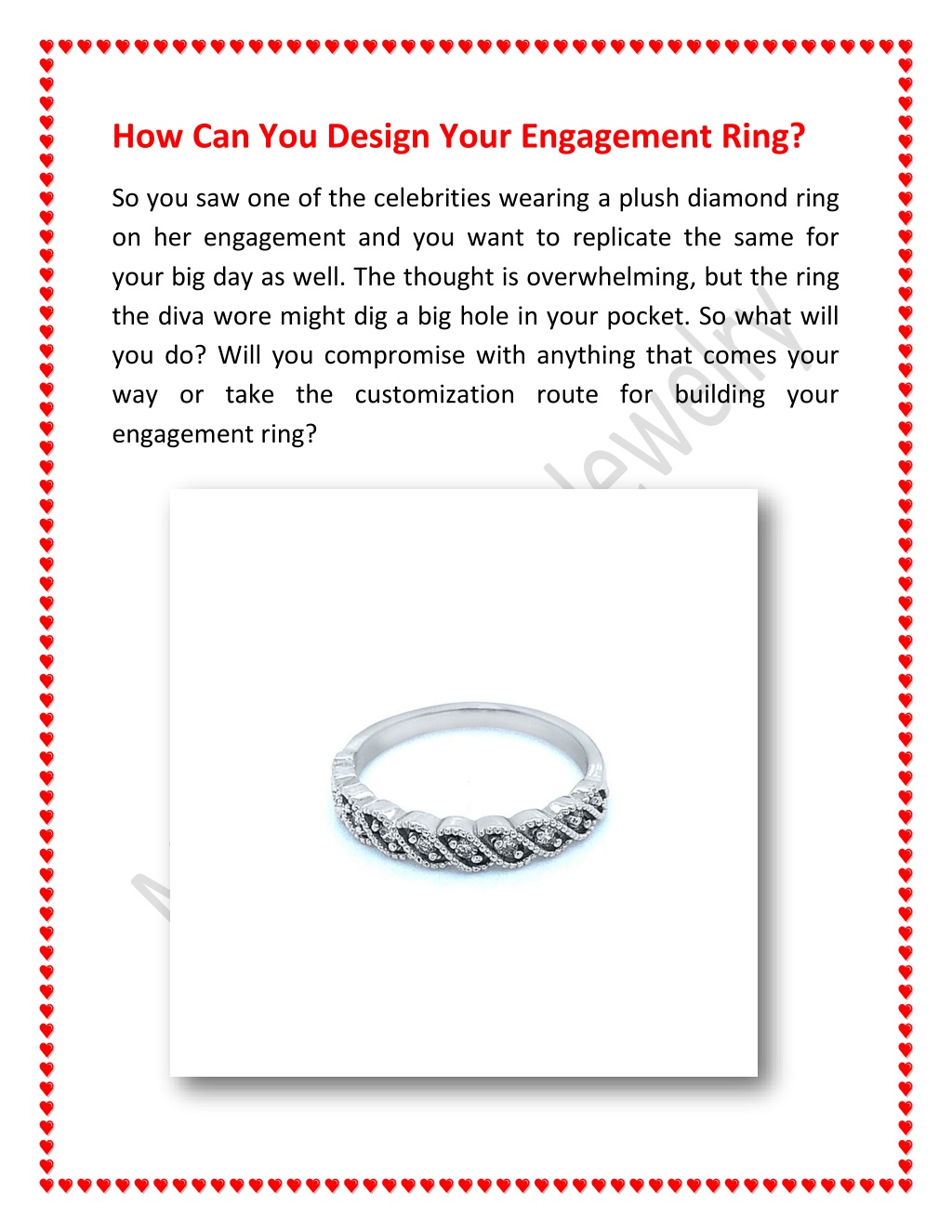 PPT - How Can I Design my Engagement Ring with the Best Jeweler ...