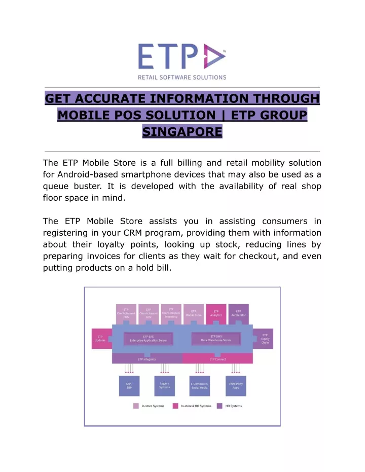 PPT - Get Accurate Information Through Mobile POS Solution | ETP Group ...