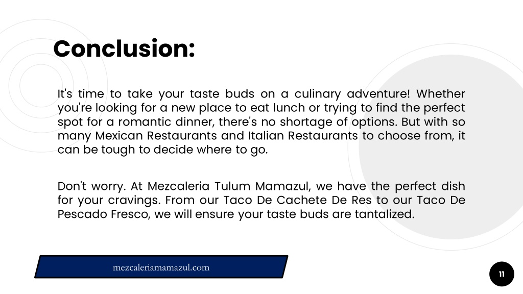 PPT - Best Restaurant In Tulum PowerPoint Presentation, free download ...