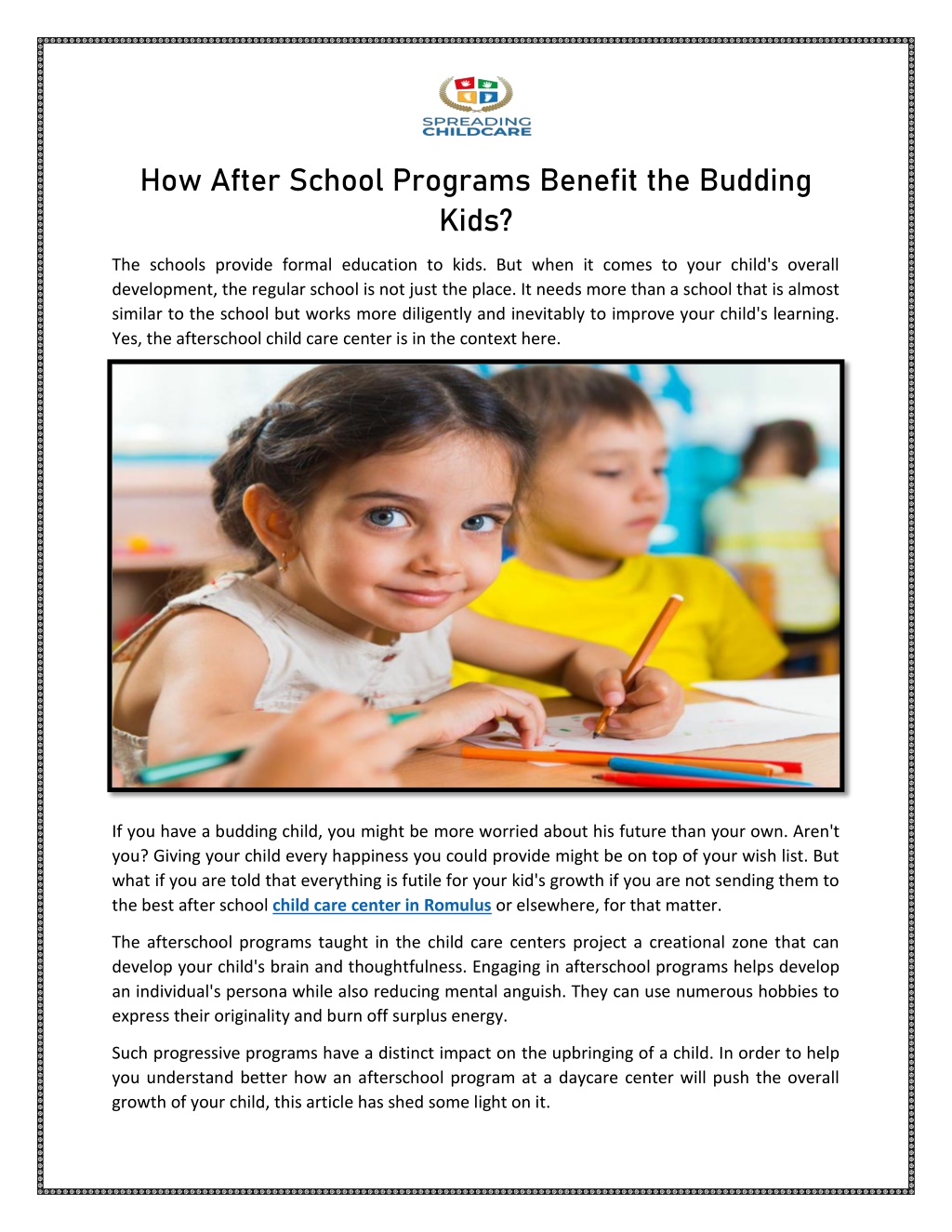PPT - How After School Programs Benefit the Budding Kids? PowerPoint ...