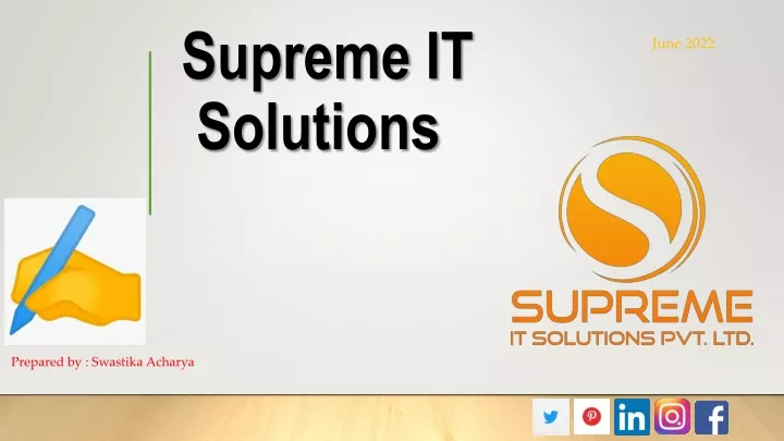 PPT - Supreme IT Solutions PowerPoint Presentation, free download - ID ...