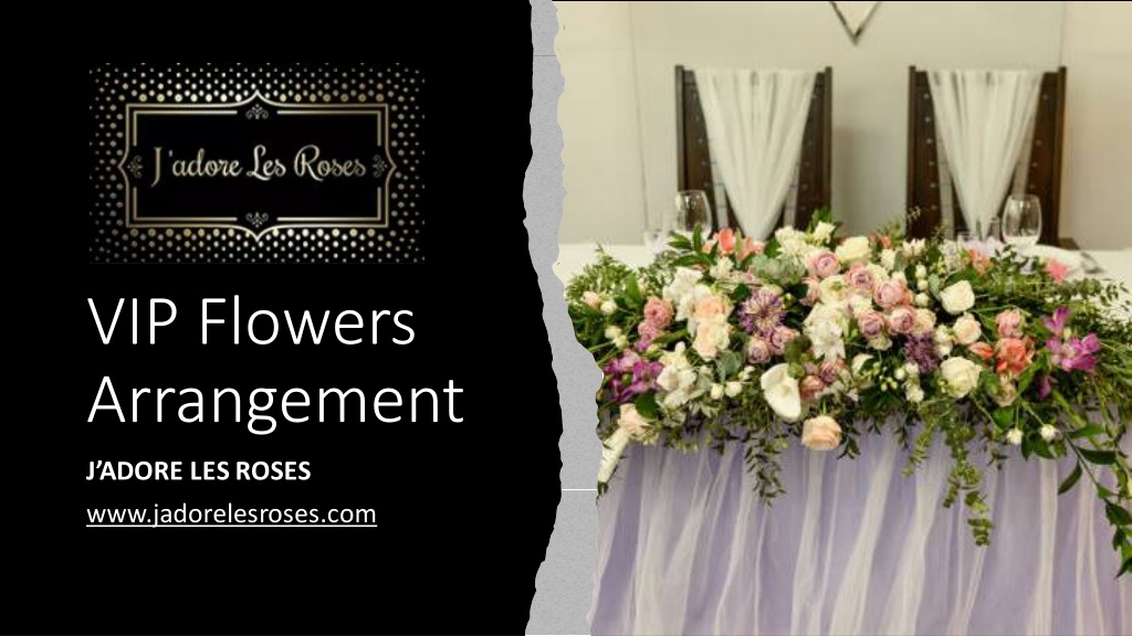 PPT - VIP Flowers Arrangement PowerPoint Presentation, free download ...