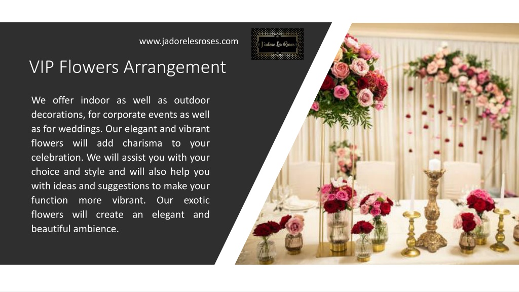 PPT - VIP Flowers Arrangement PowerPoint Presentation, free download ...