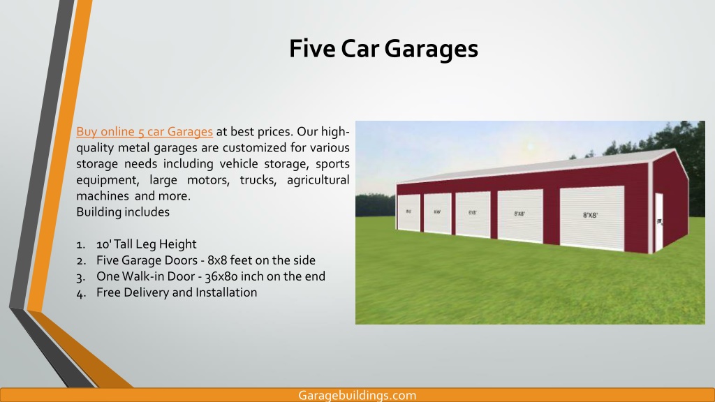 PPT - Shop Metal Garages Online With Garage Buildings PowerPoint ...