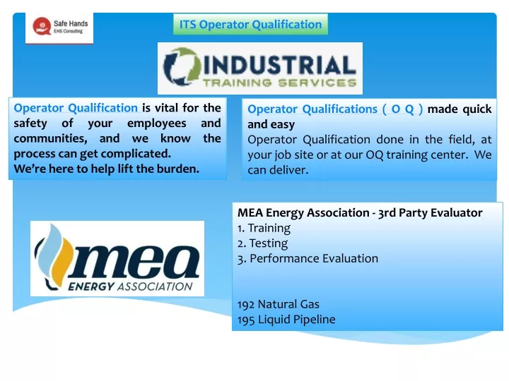 PPT - Operator Qualifications Training Center PowerPoint Presentation ...