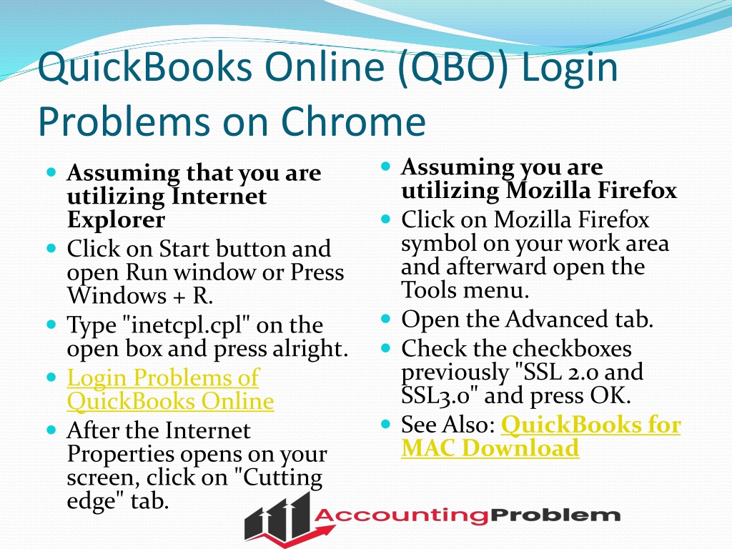 PPT - How to Fix Login Problems of QuickBooks Online PowerPoint ...