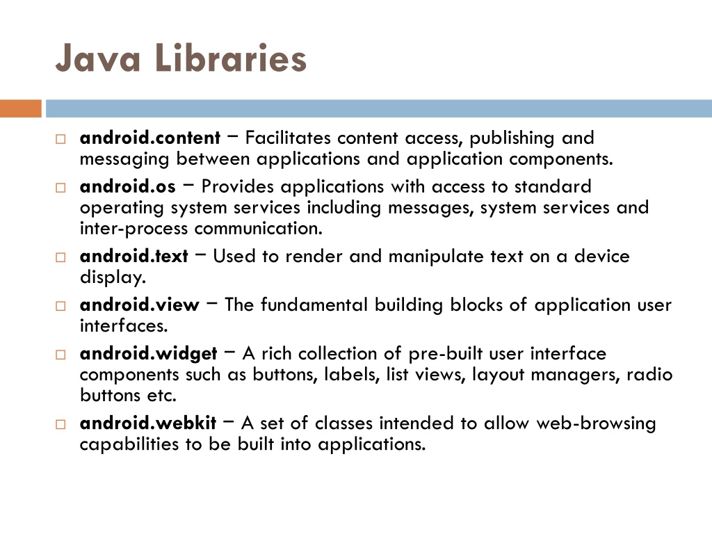 PPT - Android lecture 1 PowerPoint Presentation, free download - ID ...