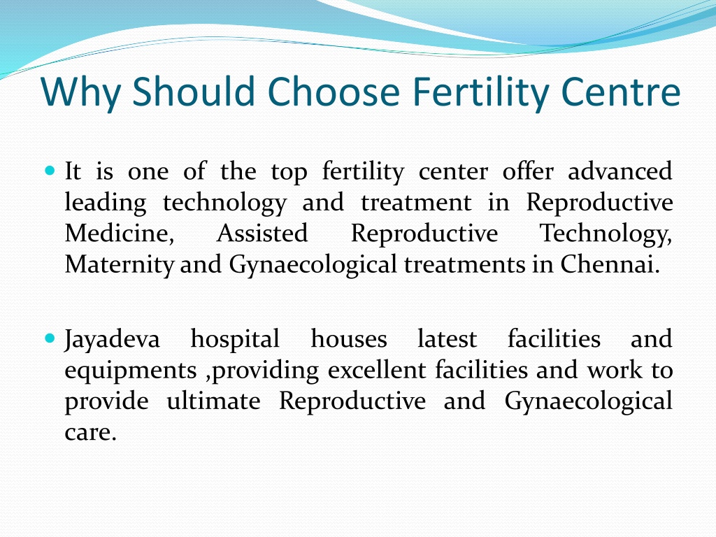 Ppt Fertility Centre In Chennai Choose Best Fertility Center