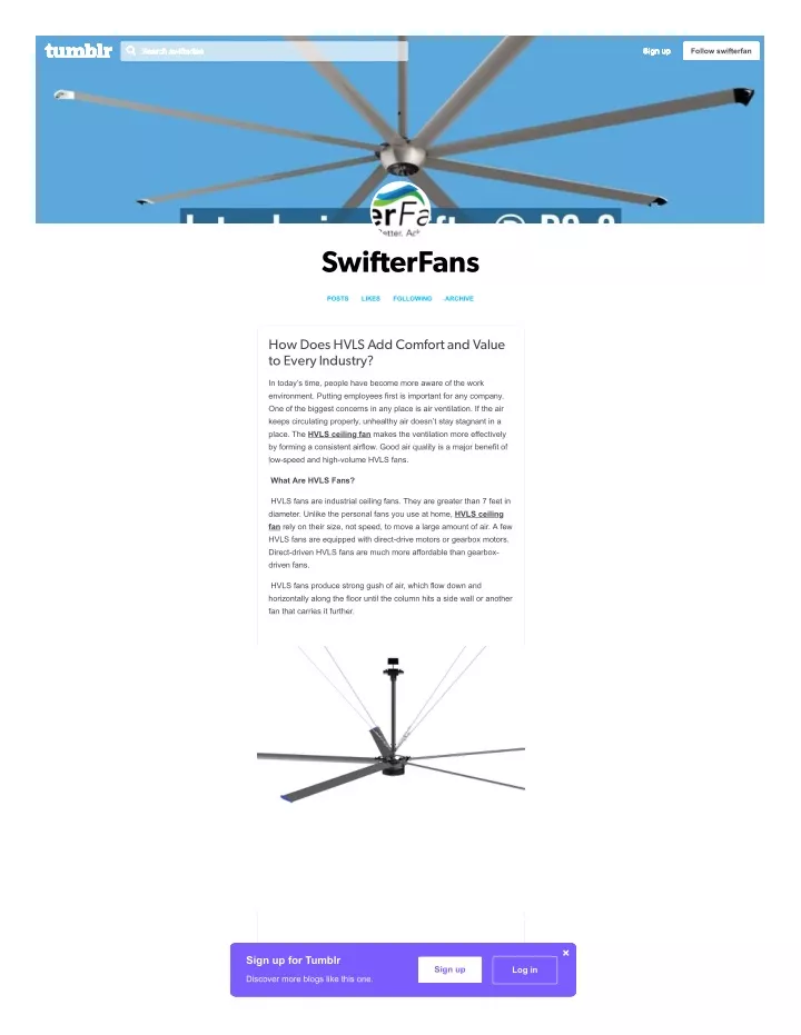 PPT - How Does HVLS Add Comfort and Value to Every Industry? PowerPoint ...