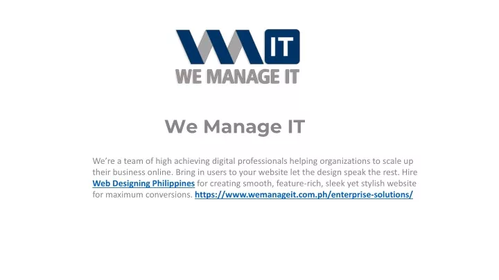 PPT - Pocket Friendly Web Designing Philippines Services PowerPoint ...