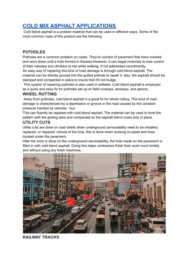 PPT - COLD MIX ASPHALT APPLICATIONS PowerPoint Presentation, free ...