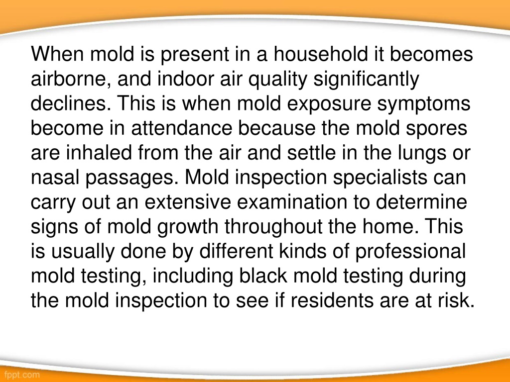 PPT - Why Mold Inspection in Sarasota Florida is Crucial PowerPoint ...