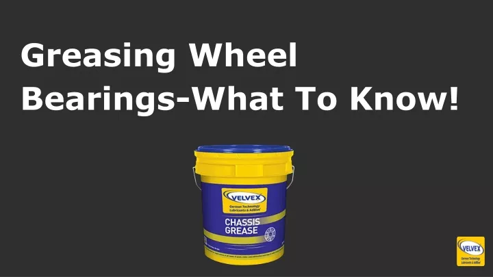 PPT - Greasing Wheel Bearings-What To Know! PowerPoint Presentation ...