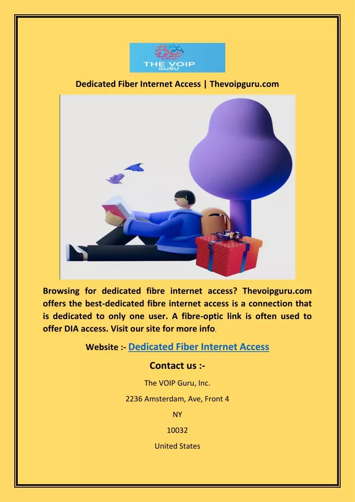 PPT - Dedicated Fiber Internet Access | Thevoipguru.com PowerPoint ... PPT - Dedicated Fiber Internet Access | Thevoipguru.com PowerPoint ...
