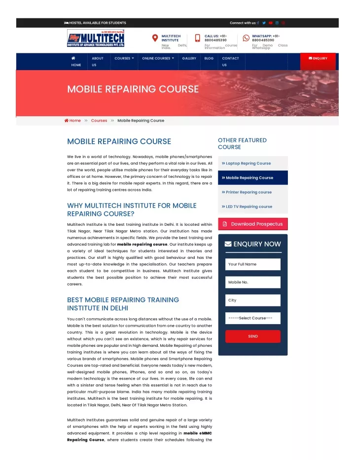 PPT - Mobile Repairing Course PowerPoint Presentation, free download ...