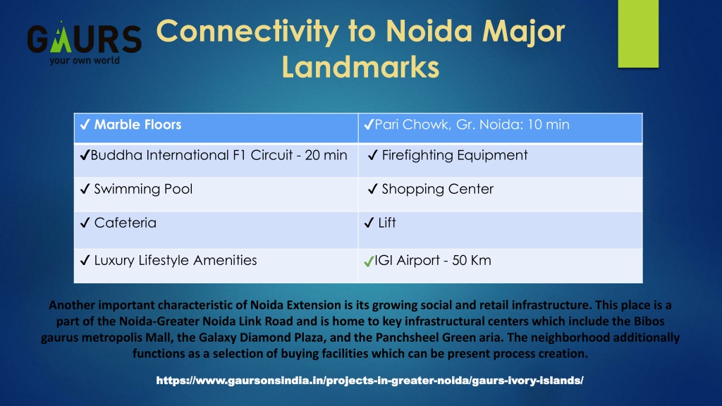 PPT - Gaur The Islands Location |Gaur the Islands development |Gaur ...