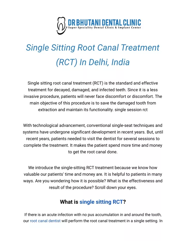 PPT - Best Root Canal Dentist for Rct Treatment PowerPoint Presentation ...