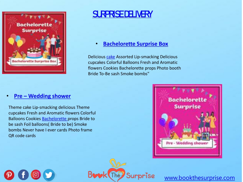 PPT - Book The Surprise bachelorette surprise PowerPoint Presentation ...