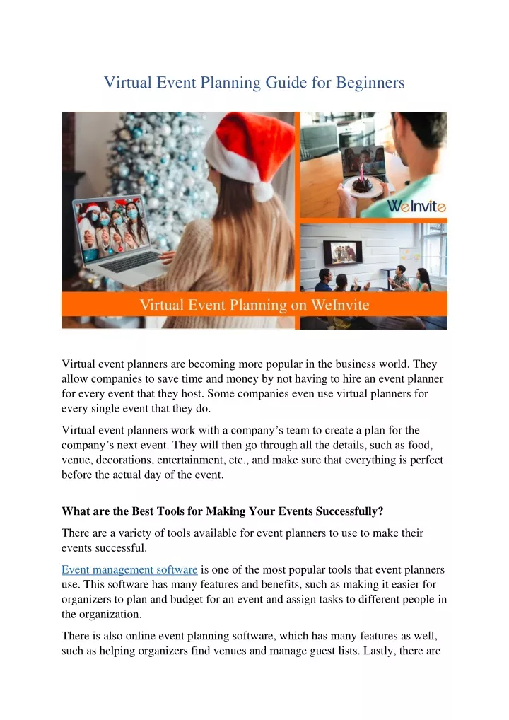 PPT - Virtual Event Planning Guide PowerPoint Presentation, free ...