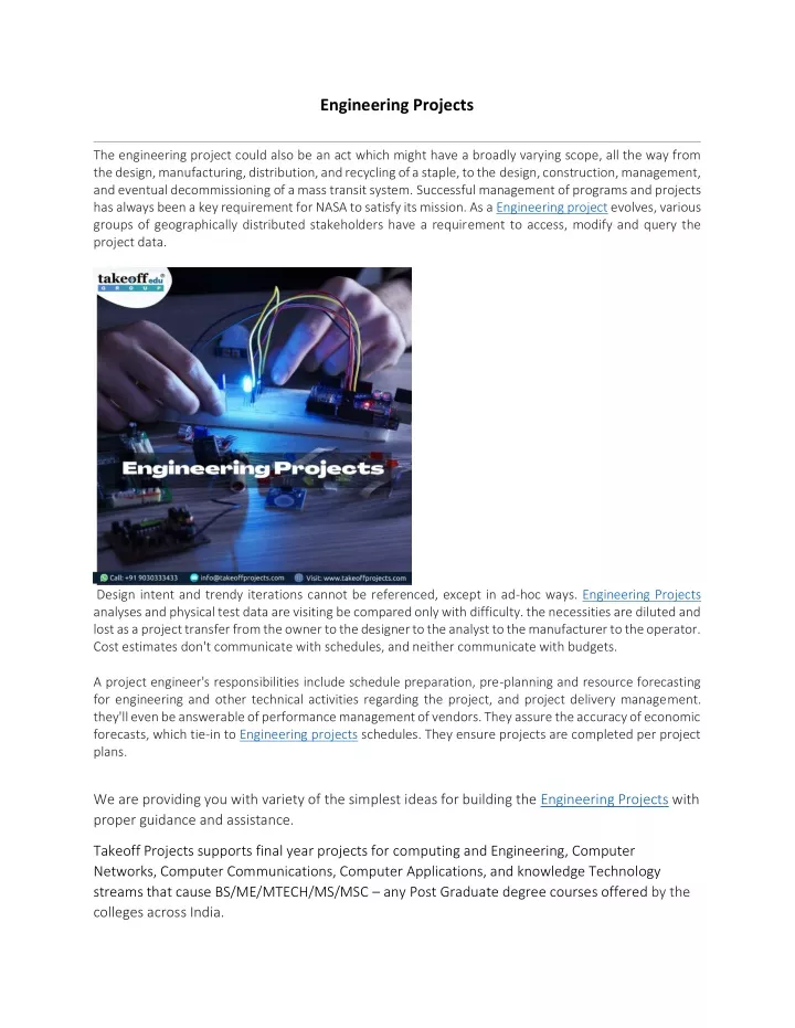 PPT - Engineering Projects (1) PowerPoint Presentation, free download ...