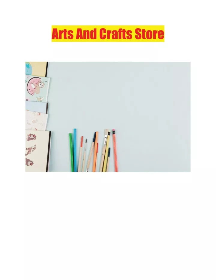 PPT - Arts And Crafts Store PowerPoint Presentation, free download - ID ...