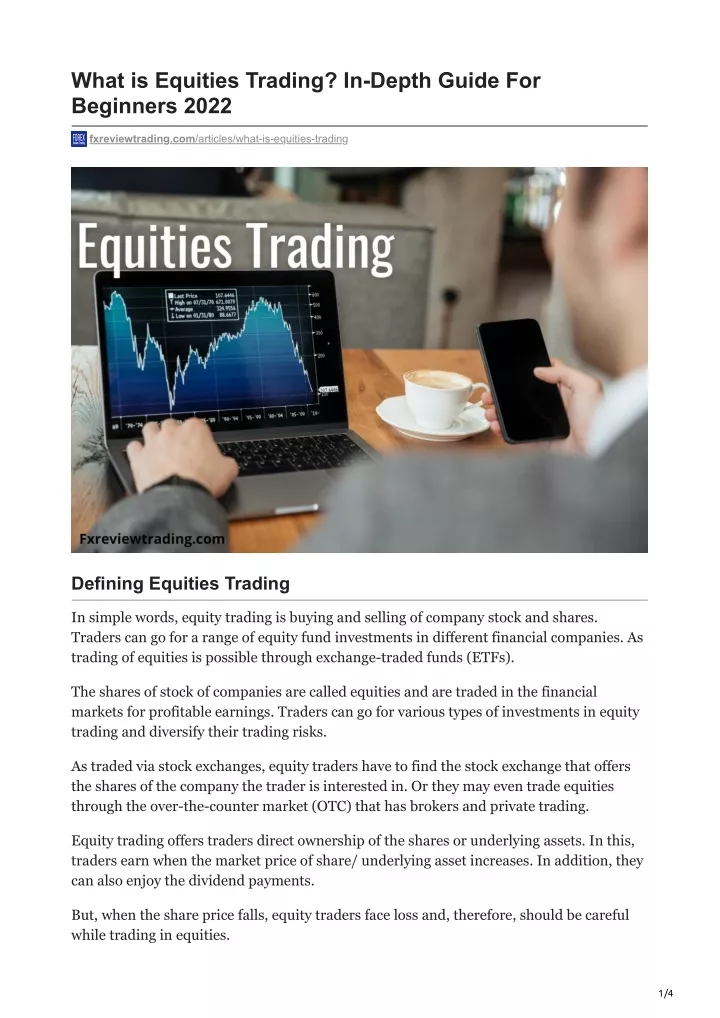 PPT - fxreviewtrading.com-What is Equities Trading In-Depth Guide For ...