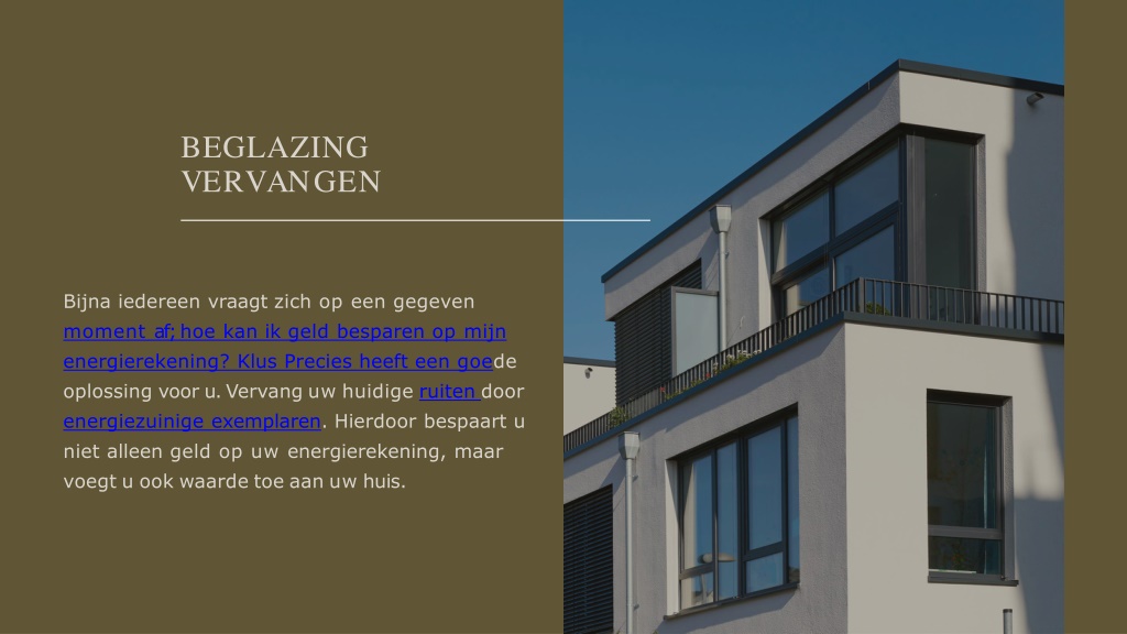 PPT - Ruiten laten plaatsen door Klus Precies PowerPoint Presentation ...