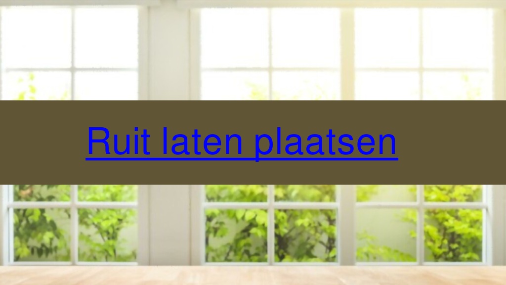 PPT - Ruiten laten plaatsen door Klus Precies PowerPoint Presentation ...