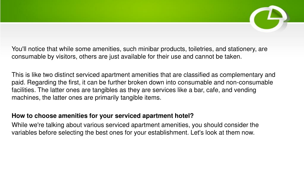 PPT - How to Choose Amenities for a Serviced Apartment Hotel the Right ...